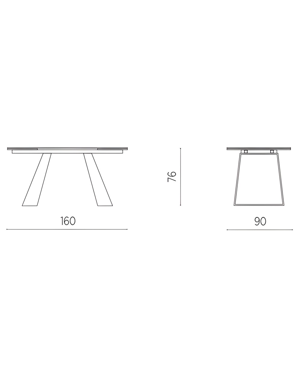 Table extensible Tristan