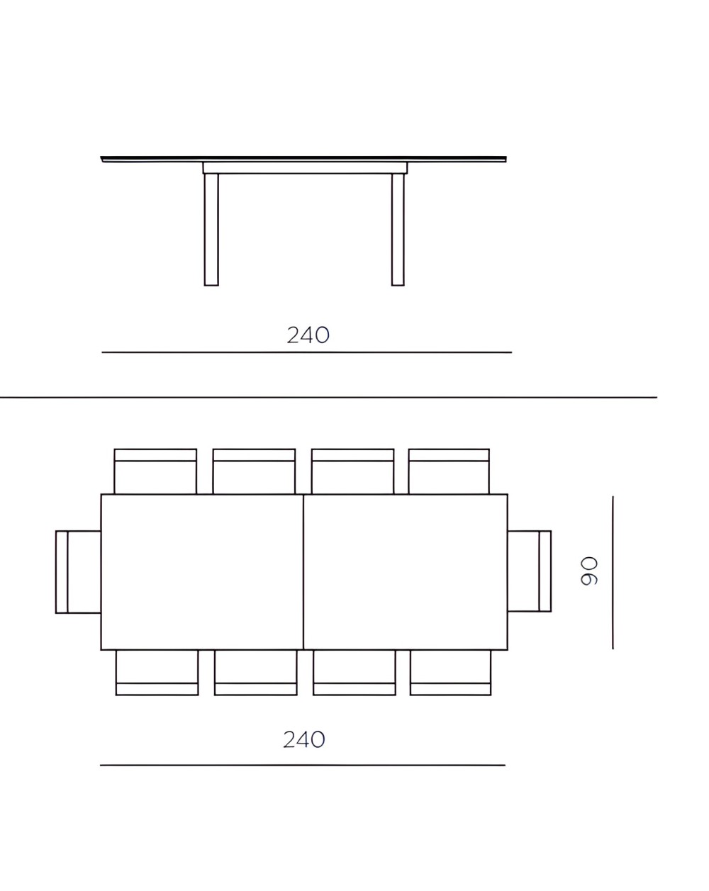 Table extensible Franz 120